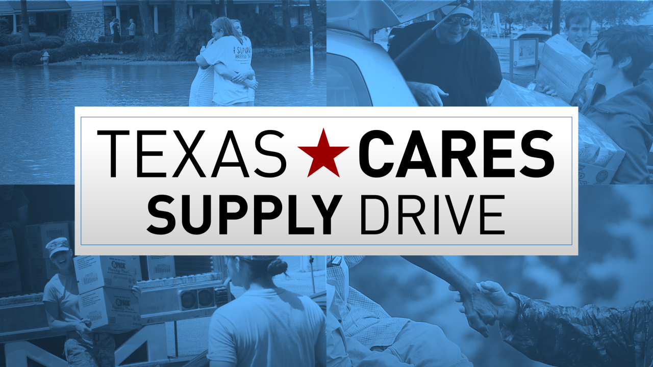 Texas Cares Supply Drive benefits Hurricane Harvey survivors | wfaa.com